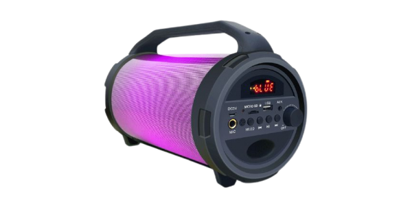 Boxa Portabila, BT, FM, SD, USB, AUX, Putere 10W, Mov - axgelp946