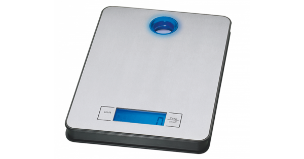 Cantar de Bucatarie, Capacitate 5kg, Afisaj Digital, Iluminat, Inox, Senzor de Precizie ...