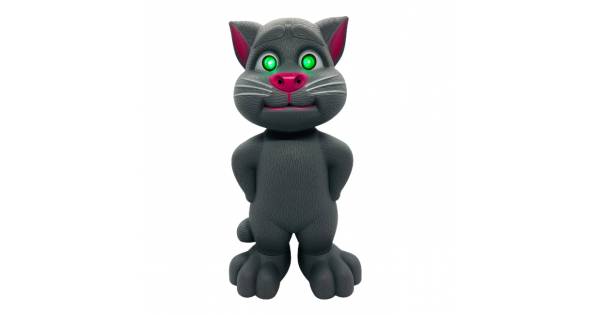 Jucarie Talking Tom, motanul inteligent vorbitor cu senzori, 30 cm