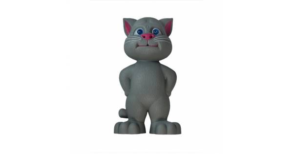 Jucarie Talking Tom, motanul vorbitor repeta tot ce aude, 20 cm